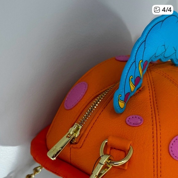 Loungefly | Bags | Loungefly Orange And Cream Mushroom Backpack | Poshmark